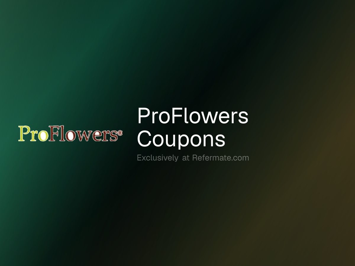 ProFlowers Promo Codes - 29 Verified - 30% Off - June 2026 | Refermate